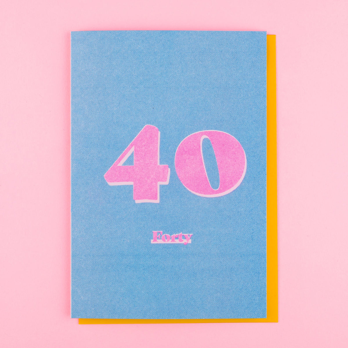 40th Birthday Card | Risograph Greetings Card | Ohh Deer – Dollydagger