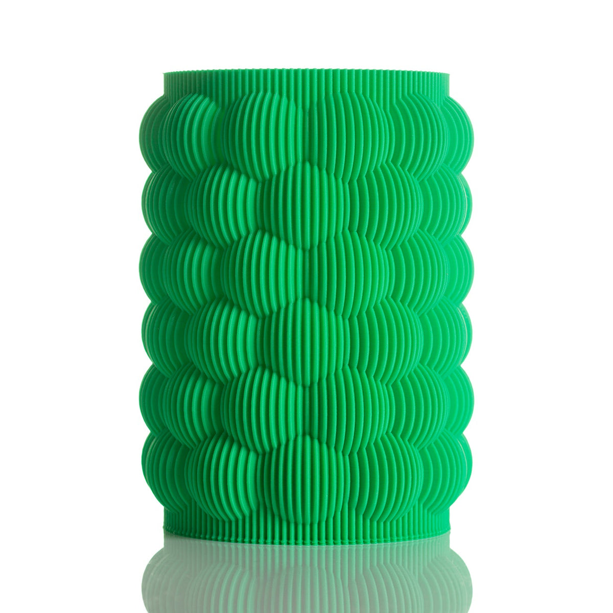 Green Plastic Vase | UAU Project S Vase 02 | Cool 3D Printed Vase ...