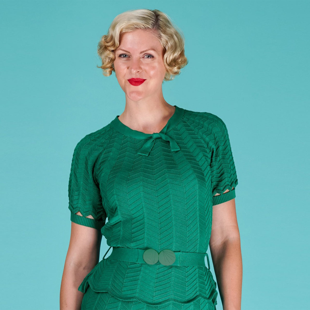 Emerald Green Deco Darling Top | Emmy Green Deco Darling Top – Dollydagger