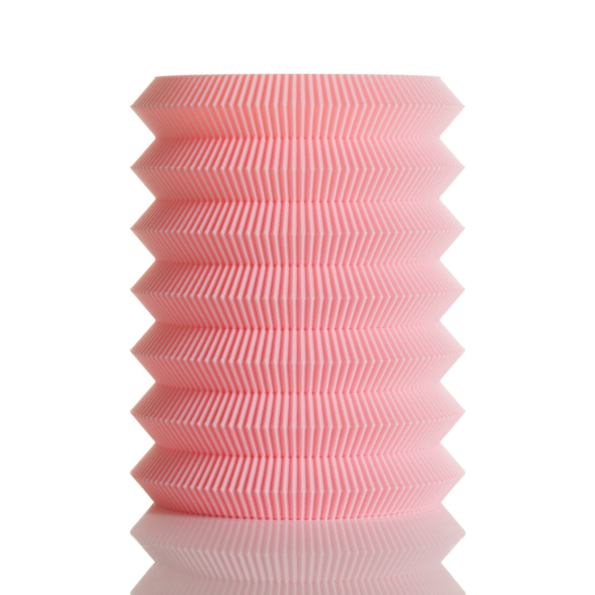 Pink Ribbed Vase | S Vase 05 UAU Project | Ribbed Vase – Dollydagger